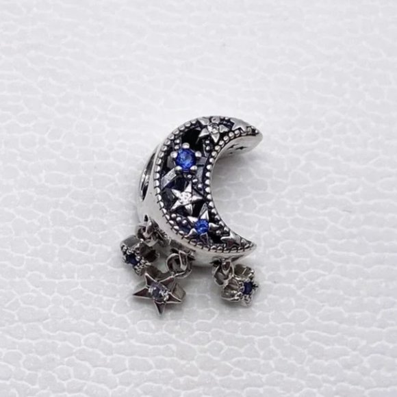 Pandora | Jewelry | Pandora Charm Star Crescent Moon Charm With Cz ...